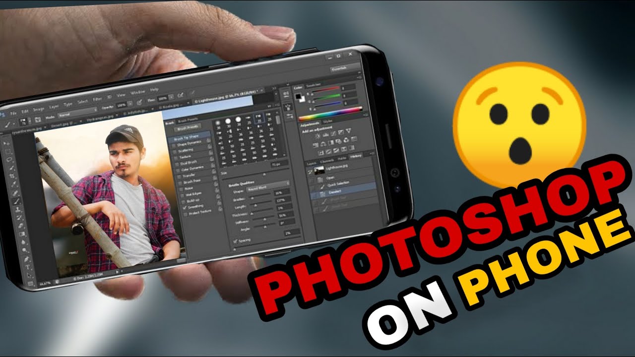Adobe Photoshop On Smartphone | Fainely Adobe Photoshop On Smartphone ...