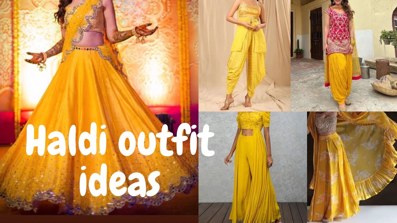 haldi outfits | haldi outfit ideas | trendy haldi outfits | stylish ...