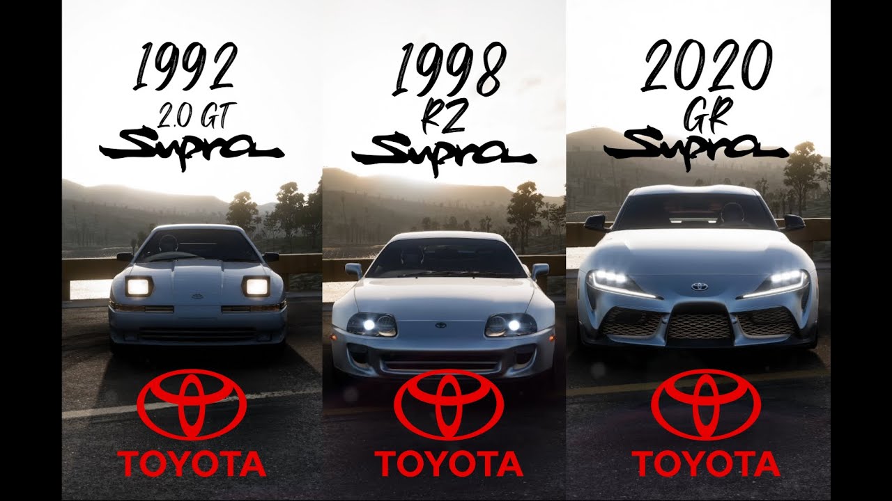 Toyota Supra Generations. Top speed!!! - YouTube