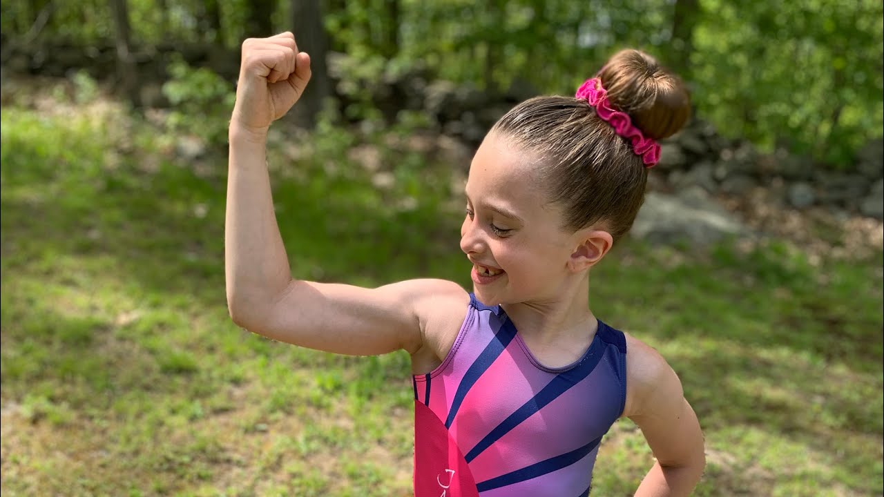 Madison 8 year old gymnast, training USAG level 4 - YouTube
