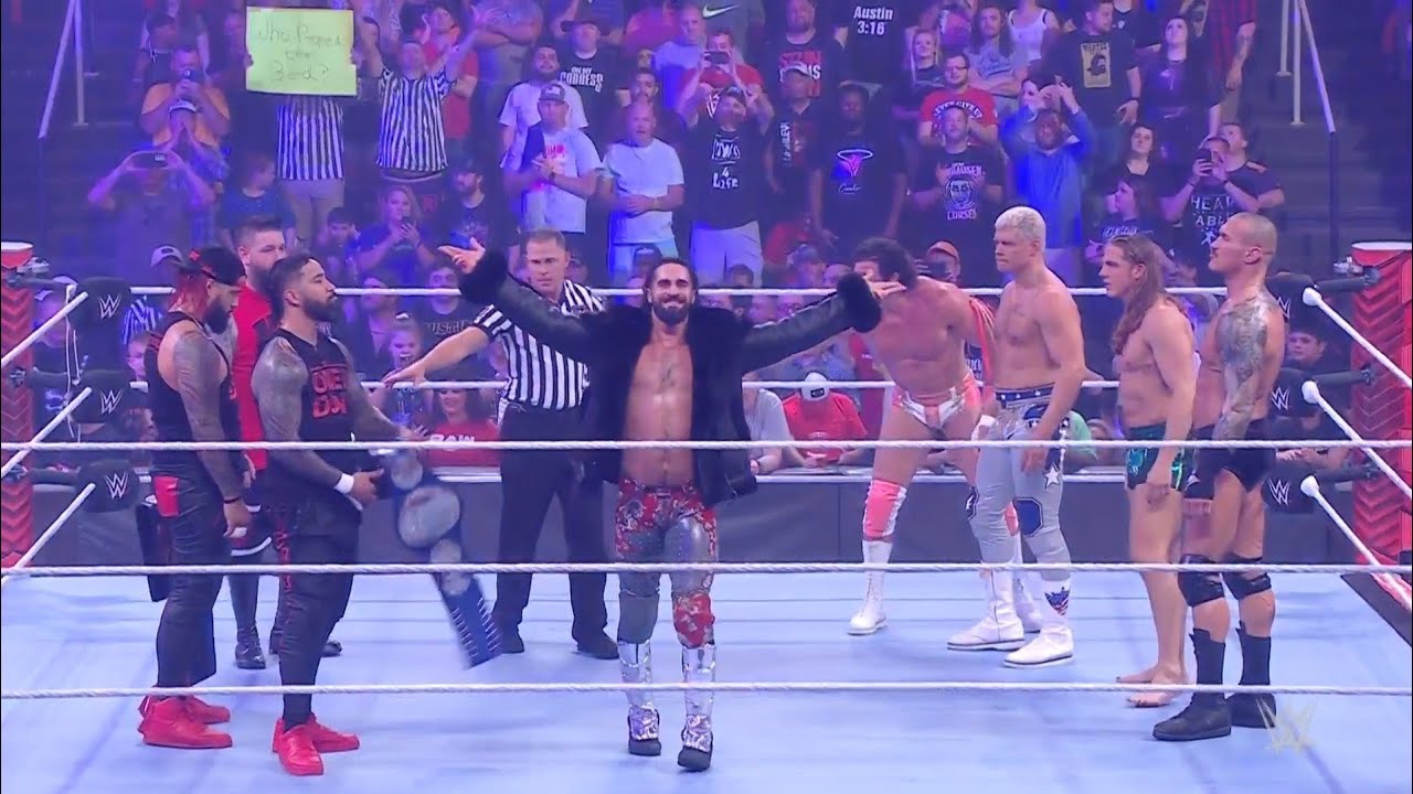 8 Man Tag Team Match Monday Night Raw | Raw Highlights Today - YouTube