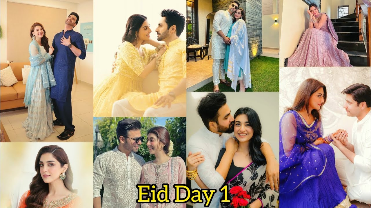 Eid 2023 Look Book | Your Favorite Lollywood Celebrities Eid Look | Eid ...