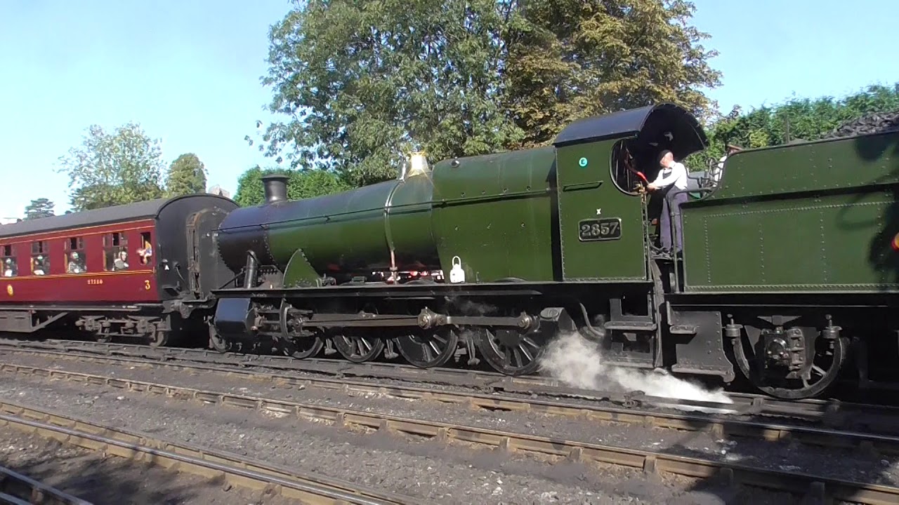 GWR 2800 Class no 2857 Departure Bridgnorth for Kidderminster Town ...