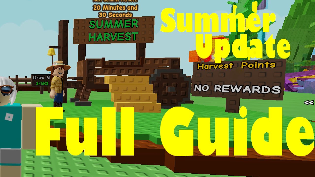 FULL Guide to Complete Summer Update in Grow a Garden! (All Summer Seed ...