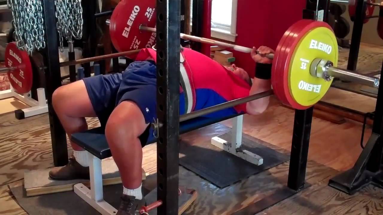 452 lbs -- 205 kg - training for USAPL Bench Nationals - YouTube