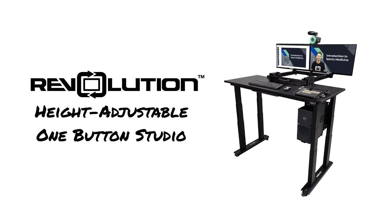 Our New Height-Adjustable One Button Studio | Revolution Lightboards ...