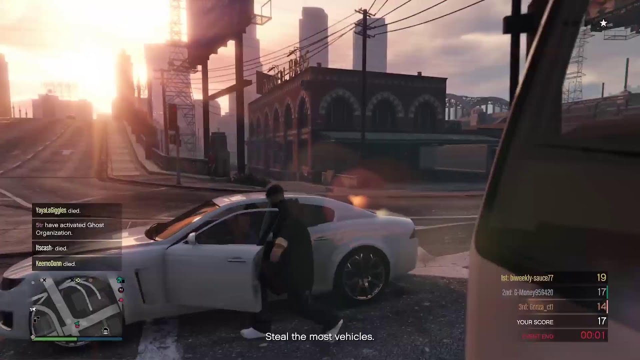 Grand Theft Auto 5 Live Online Gameplay - YouTube