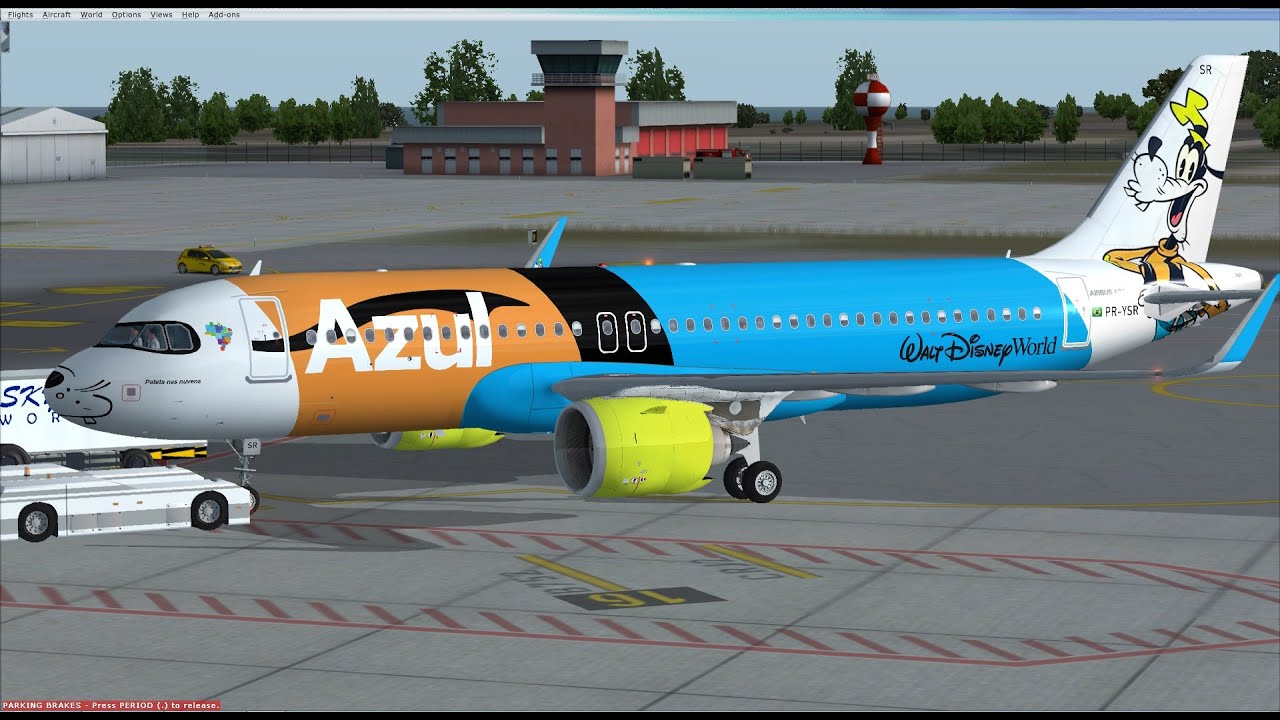 NEO AZUL DISNEY NOVA PINTURA AERBUS A320 NEO PATETA FSX P3D ESTEAM ...