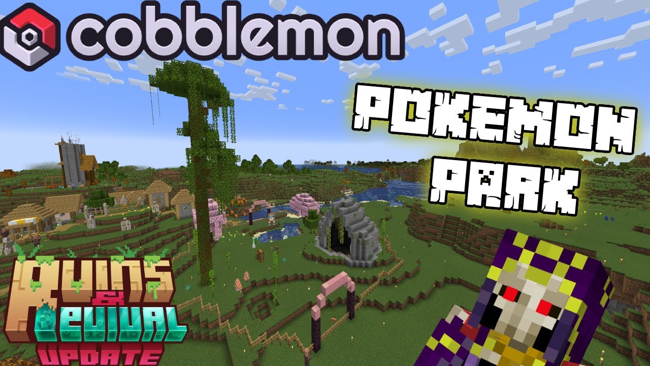 I Built a Pokemon Park in Cobblemon Minecraft - YouTube