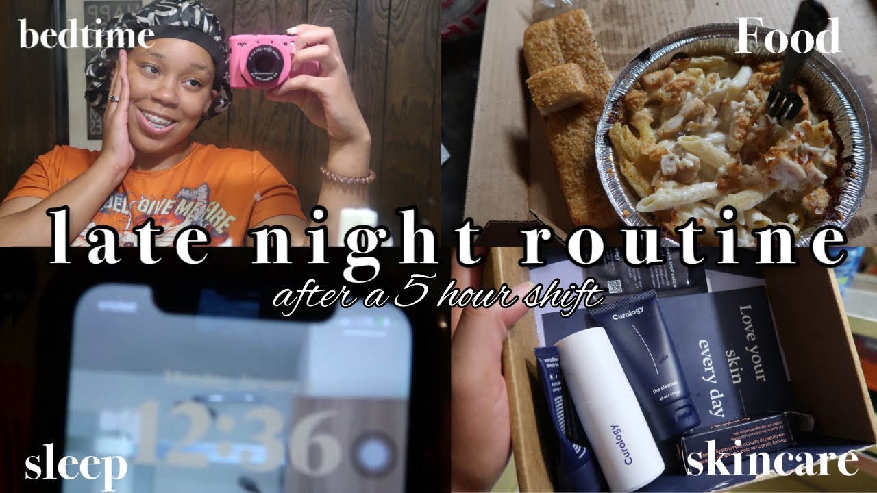 2023 NIGHT TIME ROUTINE ( LATE NIGHT + SKIN CARE) - YouTube