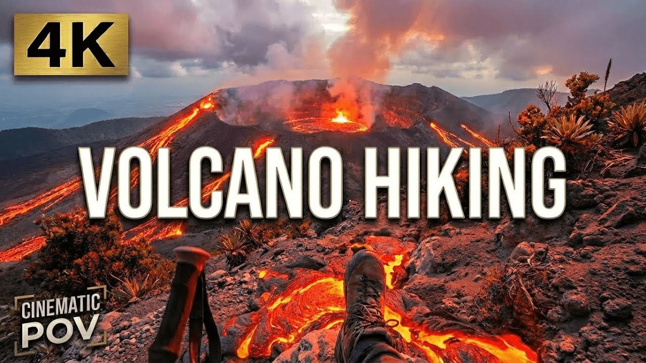 POV Volcano Trail Walk 🌋 4K Ultra HD - YouTube