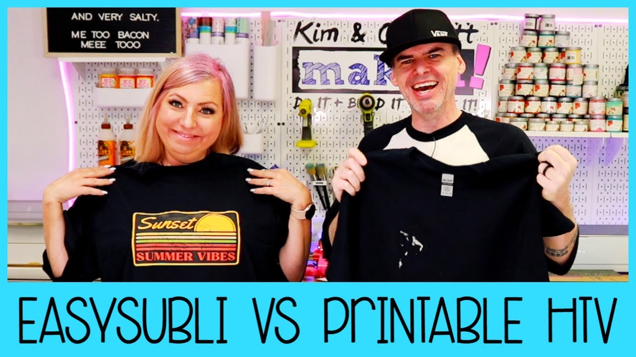 How To Do Sublimation On Dark Shirts Easysubli VS Printable HTV YouTube How To Do Sublimation On Dark Shirts Easysubli VS Printable HTV YouTube