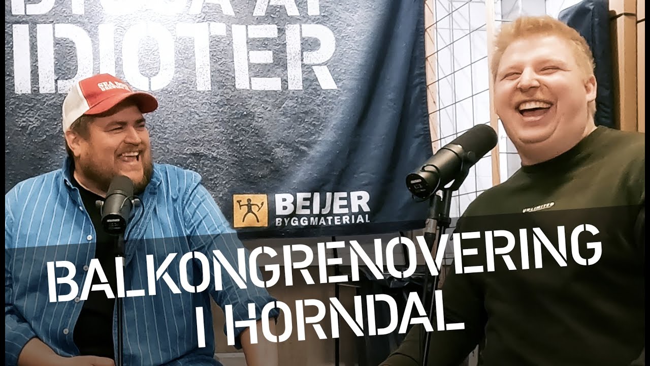 Bygga åt idioter: Balkongrenovering i Horndal - YouTube