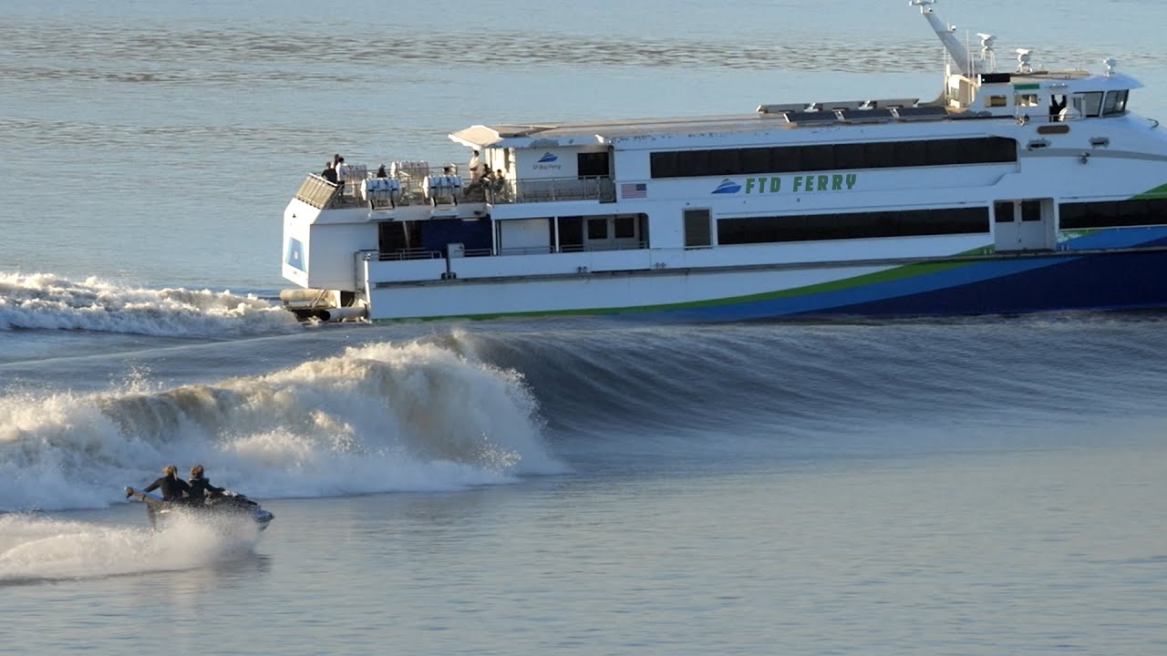 The Biggest & BEST Ferry Wave in History (6 Foot Wave) - YouTube