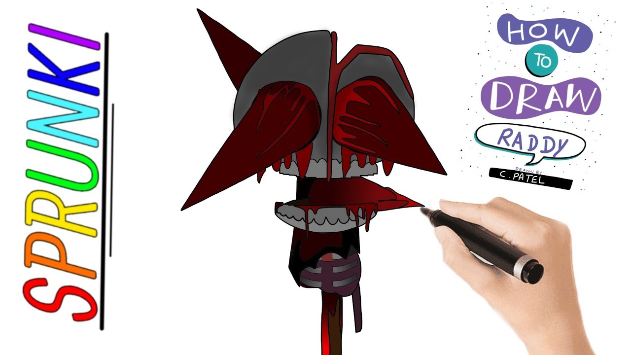 How To Draw Sprunki Phase 3 Raddy - YouTube