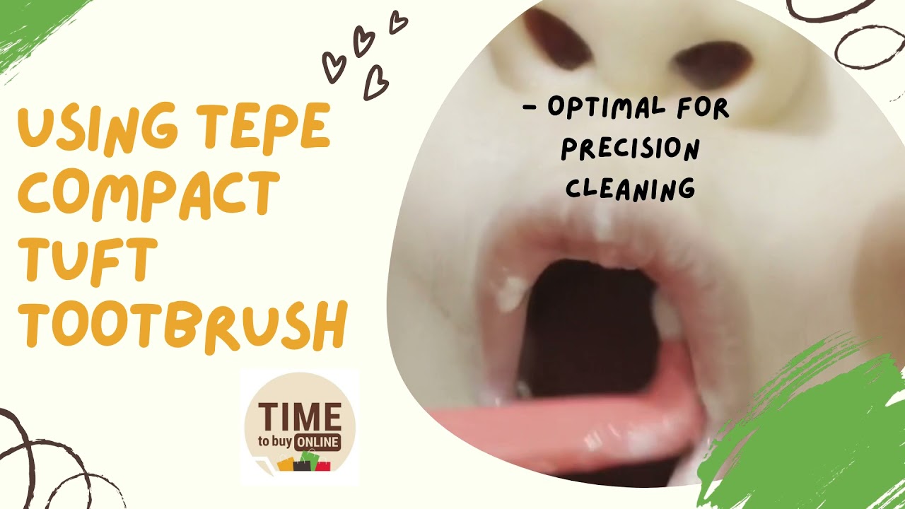 How to Use TePe Compact Tuft Toothbrush - YouTube