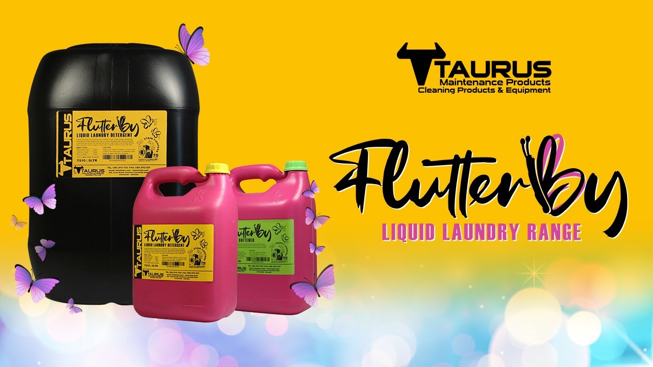 Taurus Flutterby Liquid Laundry Range - YouTube