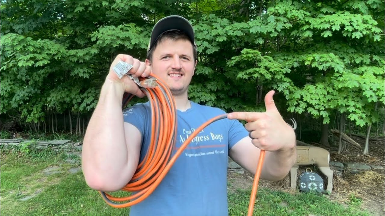 The Best way to Roll an extension cord? - YouTube