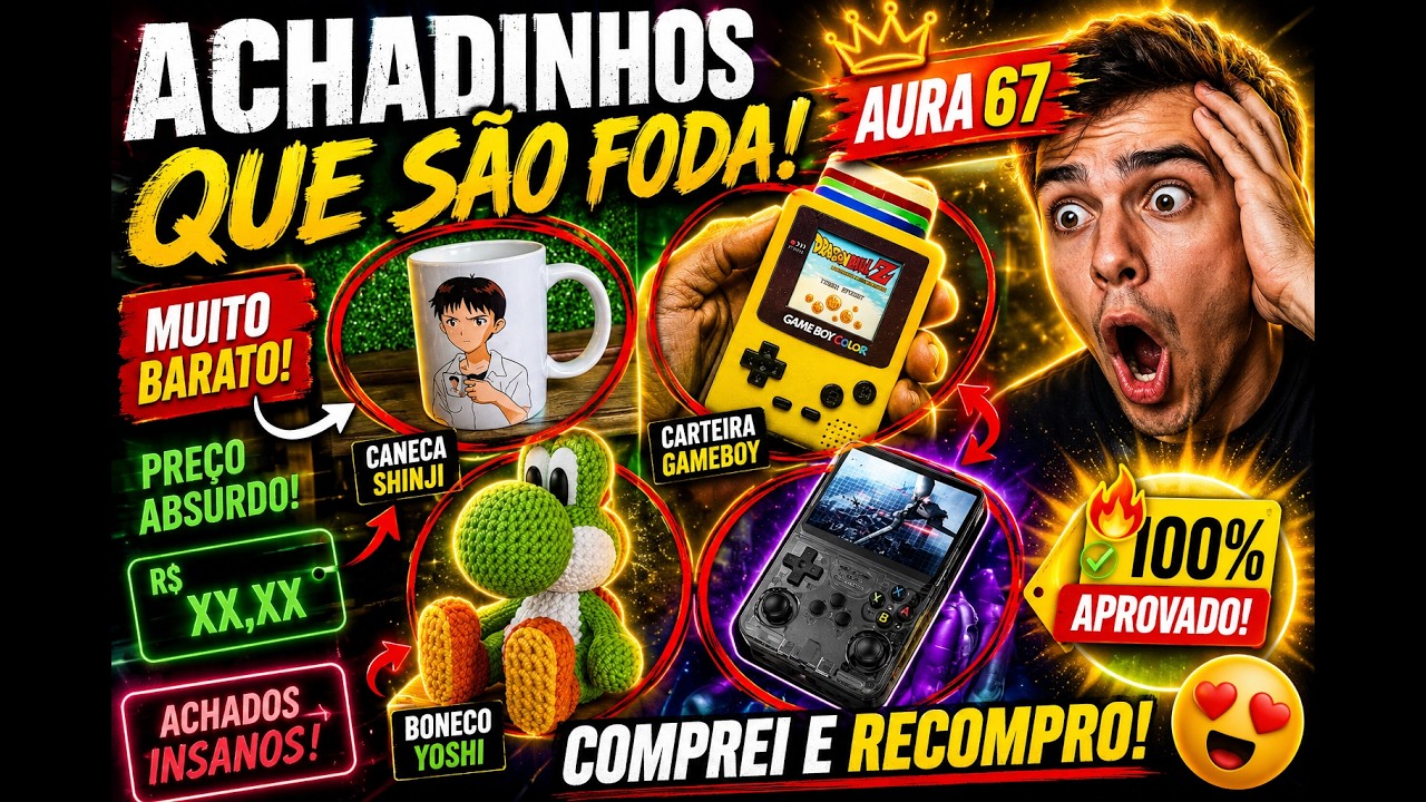4 Produtos FODA que eu compraria na SHOPEE (se eu fosse rico) - YouTube
