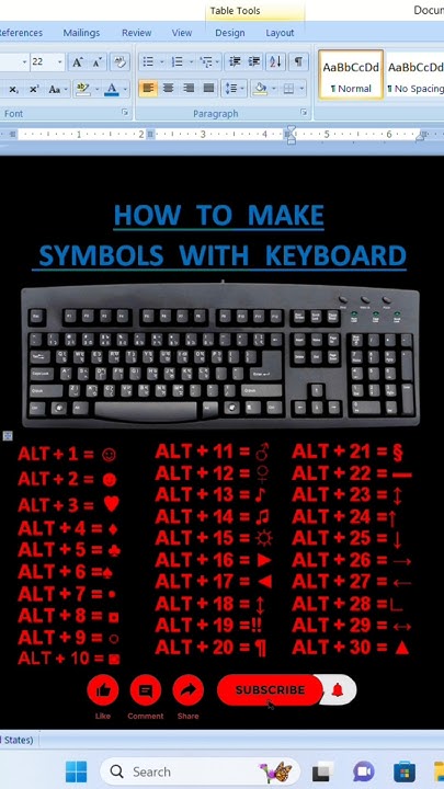How To Make Symbols With Keyboard ⌨️ #viral #shorts #short #ytshorts # ...