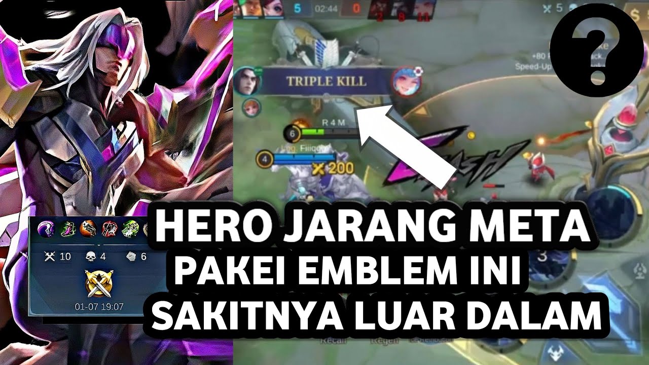 BEST EMBLEM/BUILD LEOMORD !! EARLY AJA UDAH TRIPLE KILL !!! -MOBILE ...