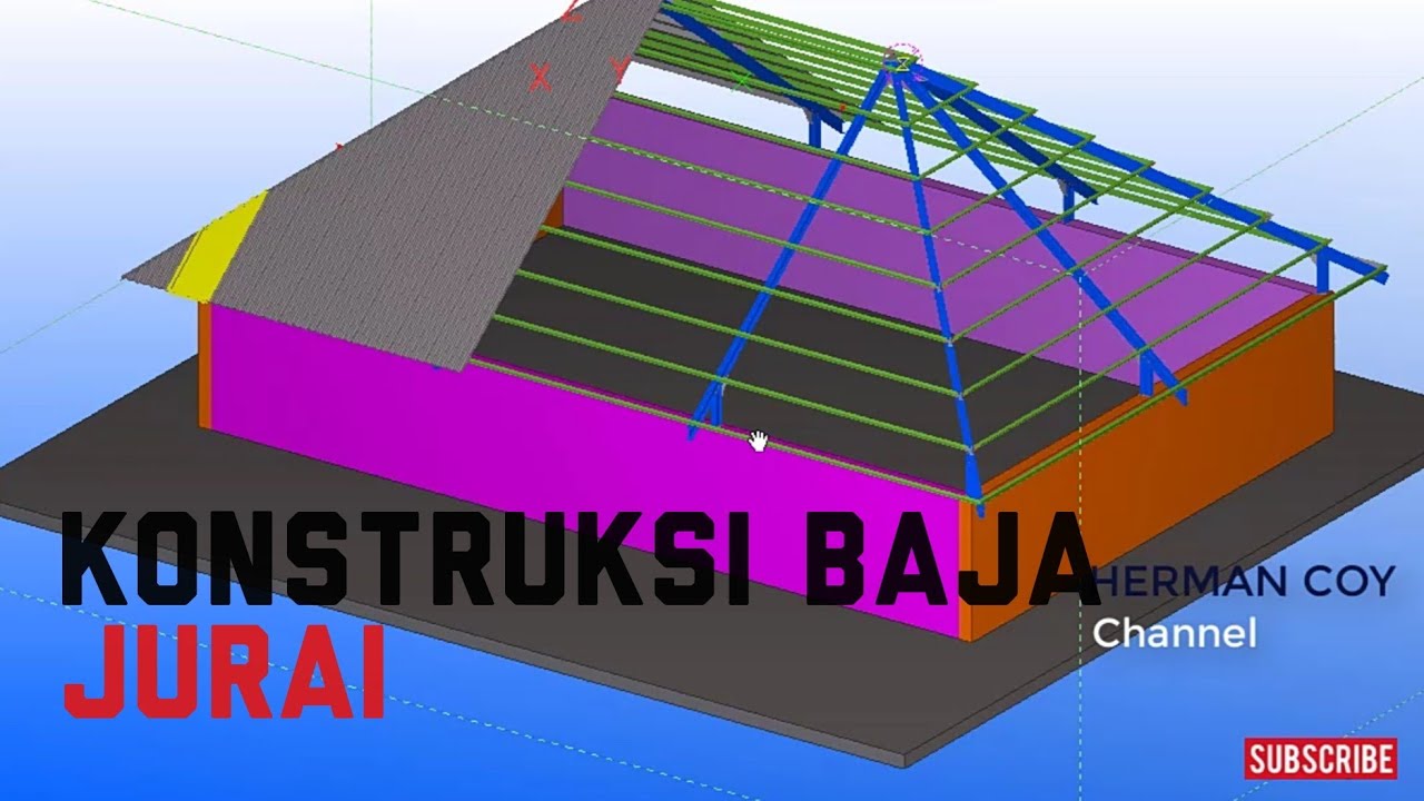 Konstruksi baja jurai - YouTube