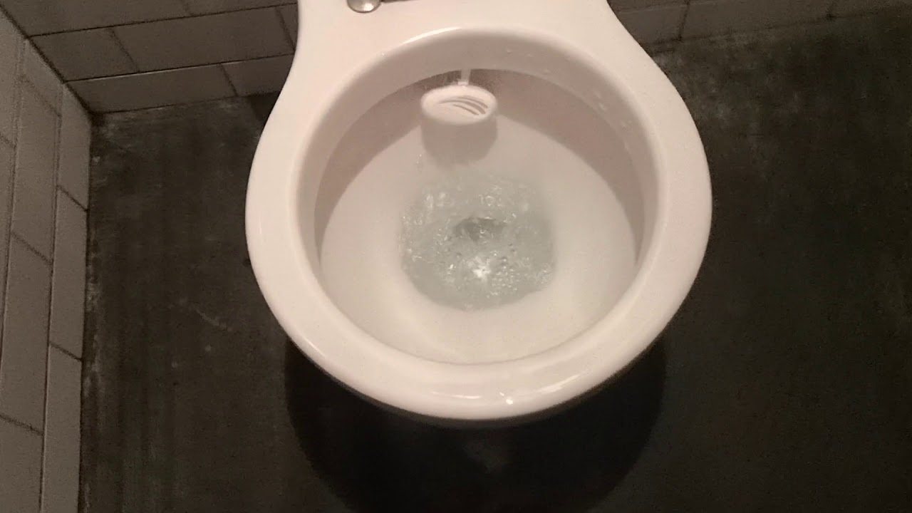 Unusual high level toilet Flaming Cow Winsdor - YouTube