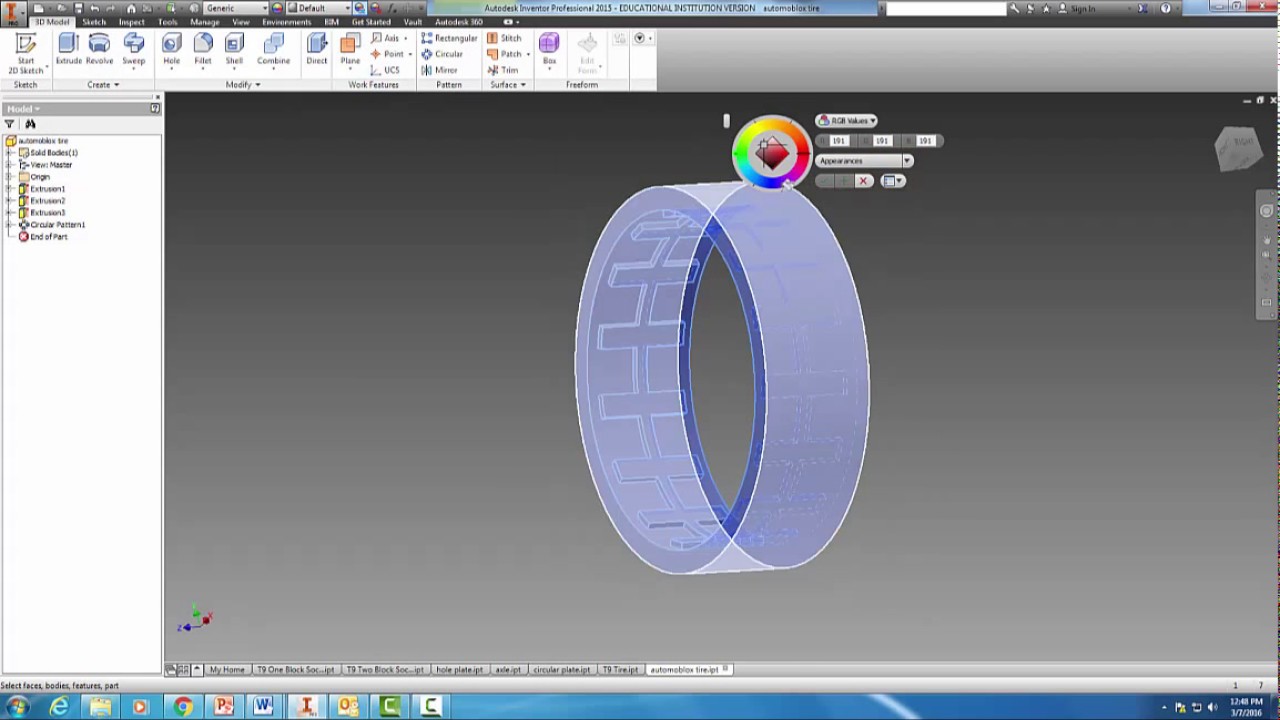 5.5a Automoblox Tire - YouTube