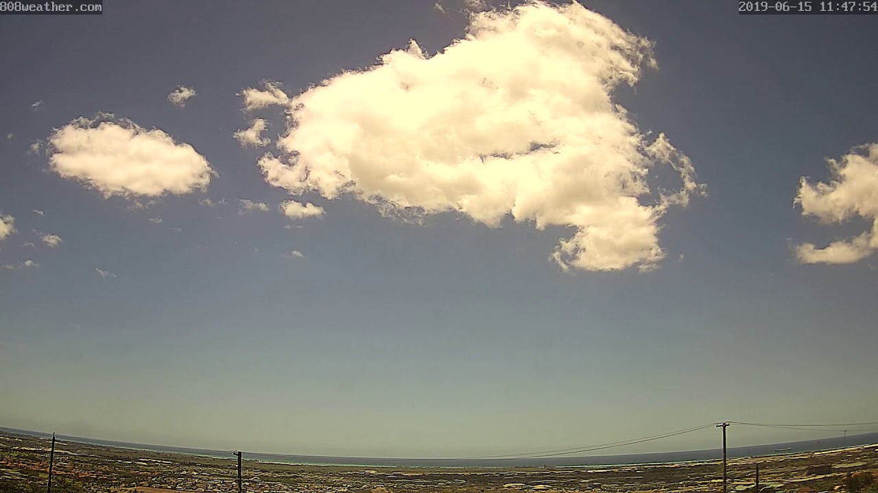 Hawaii Weather Webcam #2 (Second camera) Timelapse for Saturday, June ...