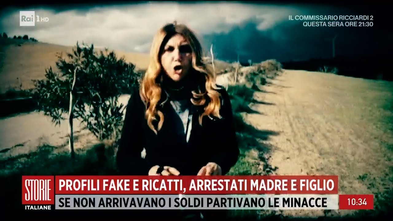 Mamma e figlio arrestati per estorsione - Storie Italiane 06/03/2023 ...