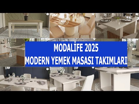 MODALİFE 2025 YEMEK MASASI TAKIMLARI | MODERN YEMEK MASASI |2025 YEMEK MASASI MODELLERİ ve FİYATLARI