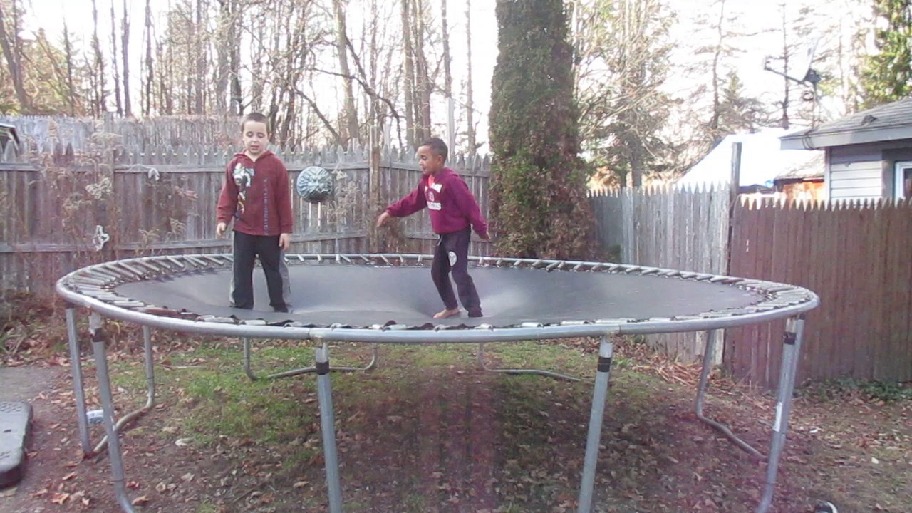 FIRST TRAMPOLINE VIDEO - YouTube