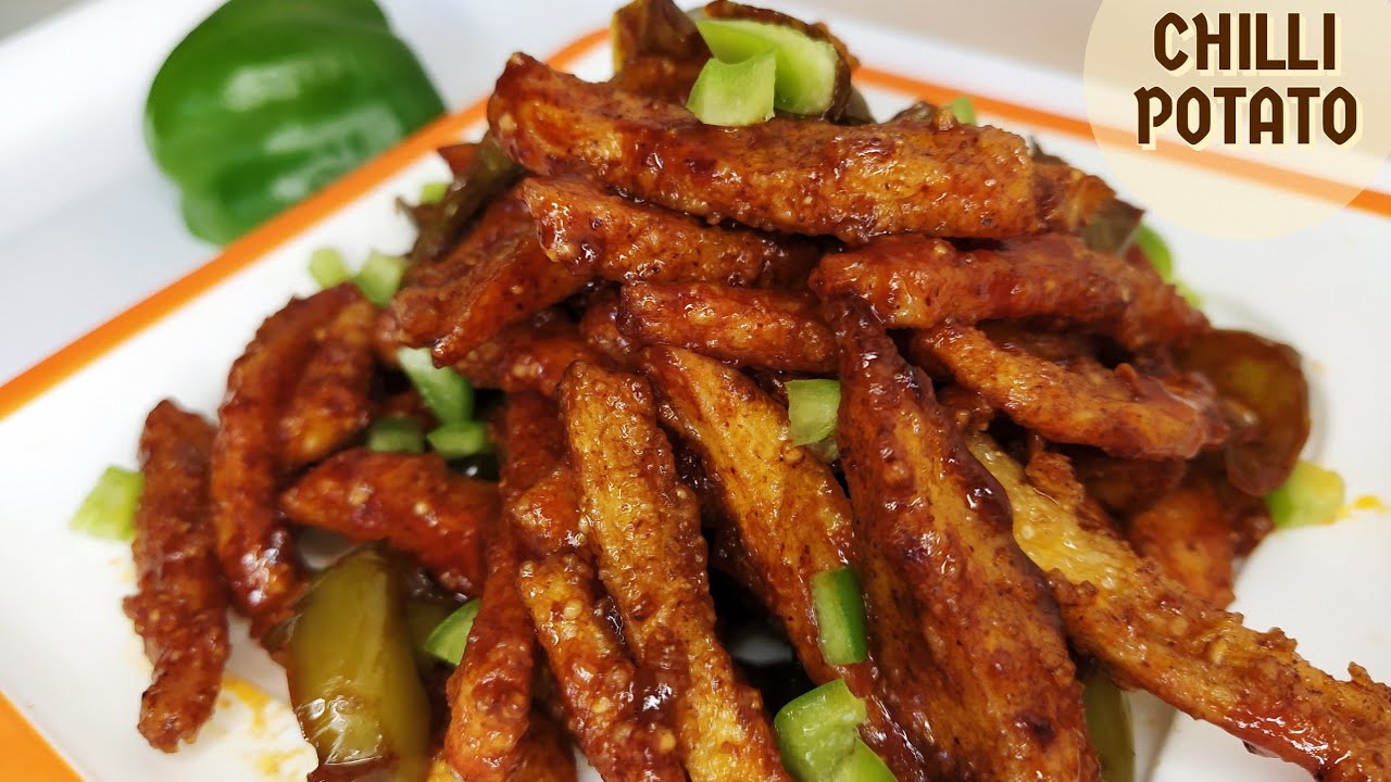 CRISPY CHILLI POTATO || WITHOUT ONION AND GARLIC || SHRISTY CHATURVEDI ...
