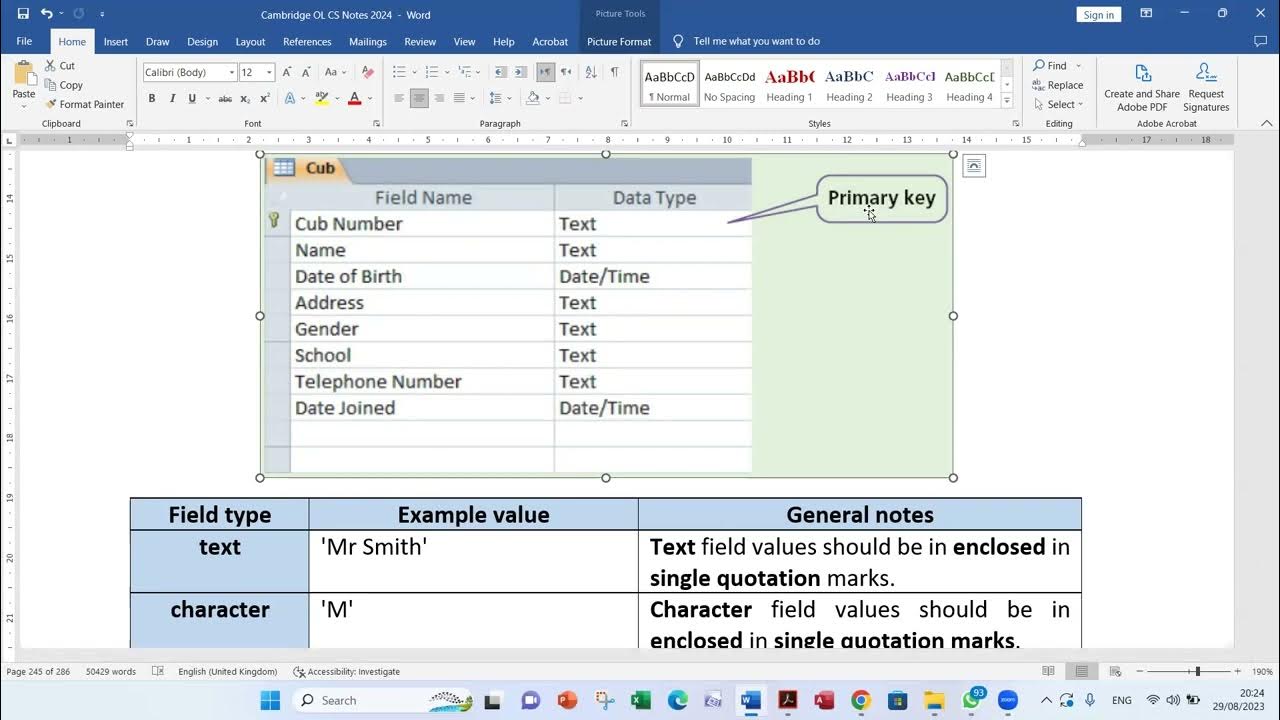 Cambridge Computer Science Chapter 9 Databases Part 1 - YouTube