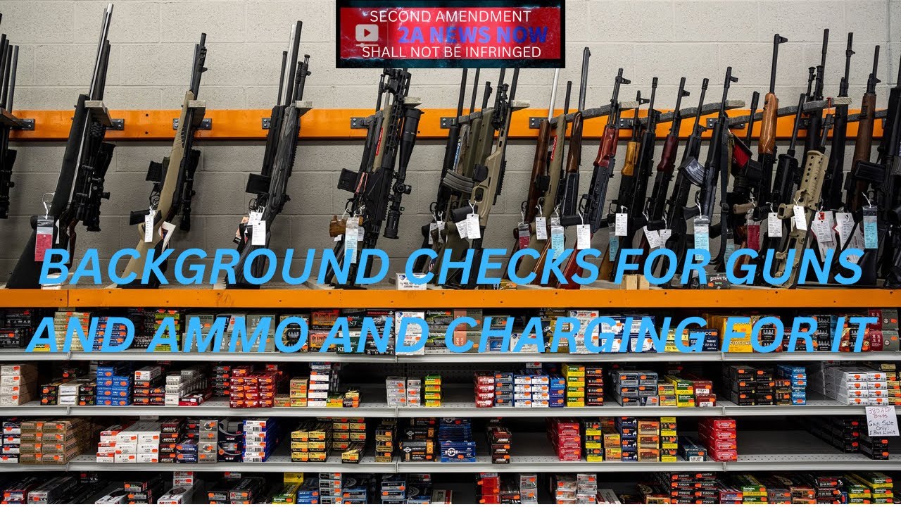 Background Checks for Gun and Ammo Purchases and Charging for It - YouTube