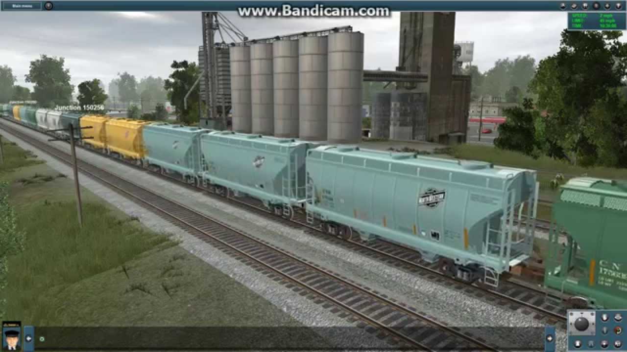 Trainz 12 JR American Intermodal Route 07 CNW Grain Train - YouTube