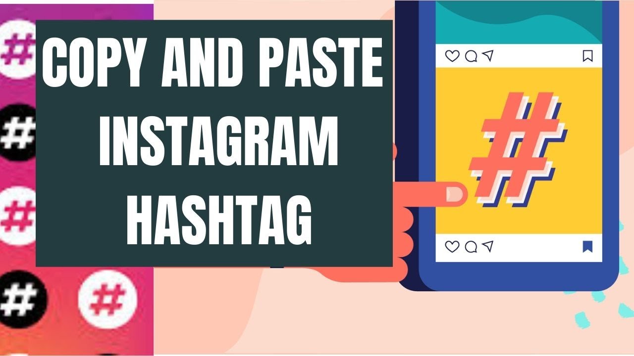 copy instagram hashtags and save your time 2020 - YouTube