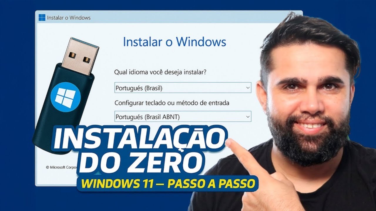 Tutorial Completo: Como Formatar o PC e Instalar o Windows 11 com Pendrive (Atualizado 2025 ...