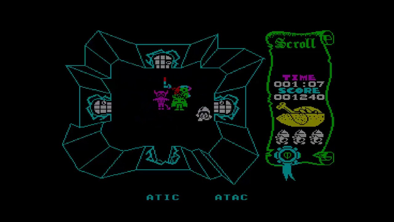 ATICATAC ATIC ATAC ENTERPRISE 64 128 INTELLIGENT SOFTWARE SIXTY FOUR ...