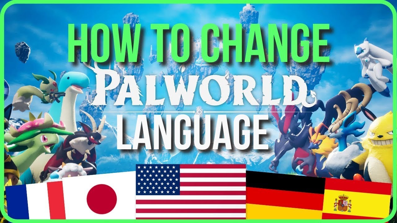 PALWORLD CHANGE LANGUAGE | How to Change Language in Palworld - YouTube