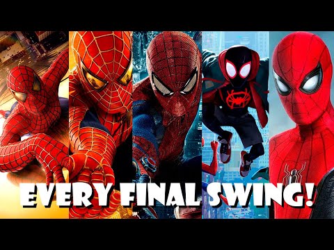 Every Spider-Man Final Swing | Spider-Man (2002) - Far From Home