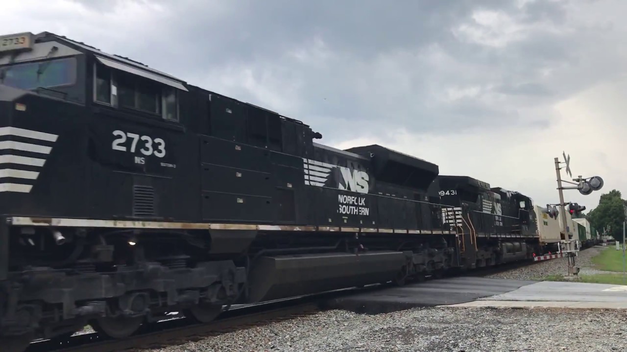 NS 8431 Leads NS 222 Thru Norcross, GA 8/18/18 - YouTube