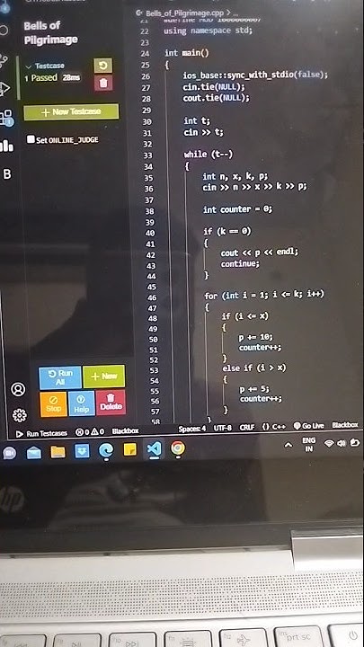 Bells of pilgrimage codechef contest solution. codechef Starters 96 ...