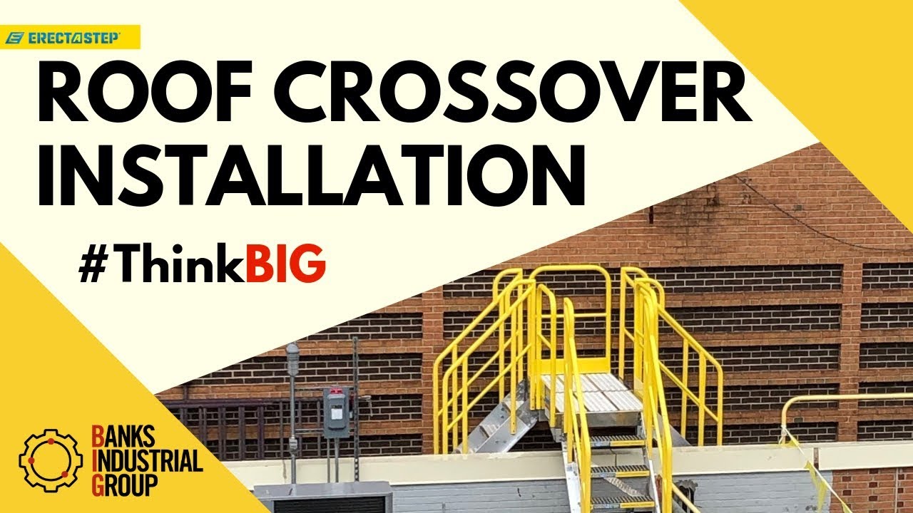 Roof Safety Crossover Installation - YouTube