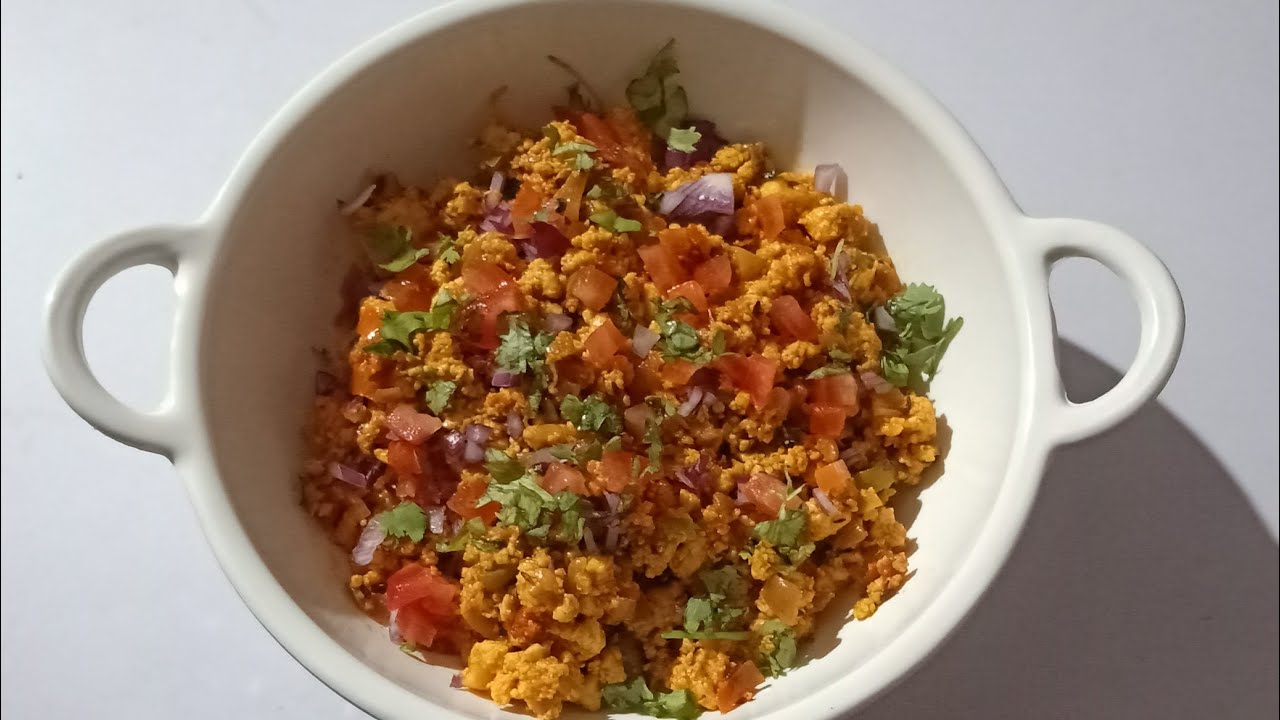 Paneer Bhurji recipe|Quick paneer recipe|Indian scrambled paneer|Paneer ...