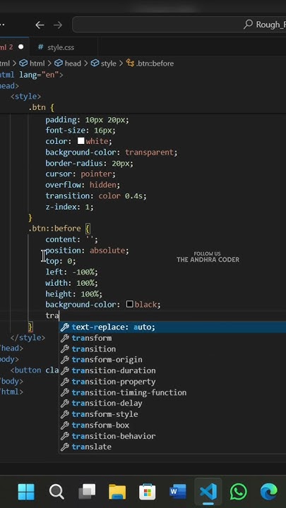 Best Decent Hower Effect For A Button In Css Css Styling For A Button Css The Andhra Coder