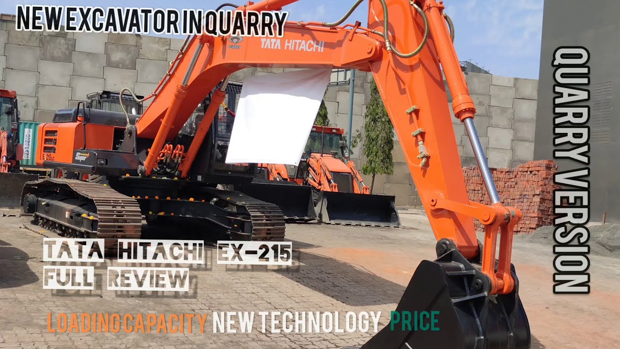 Tata Hitachi Excavator 215 | Full Review | Poclain |New Machine| Tata ...