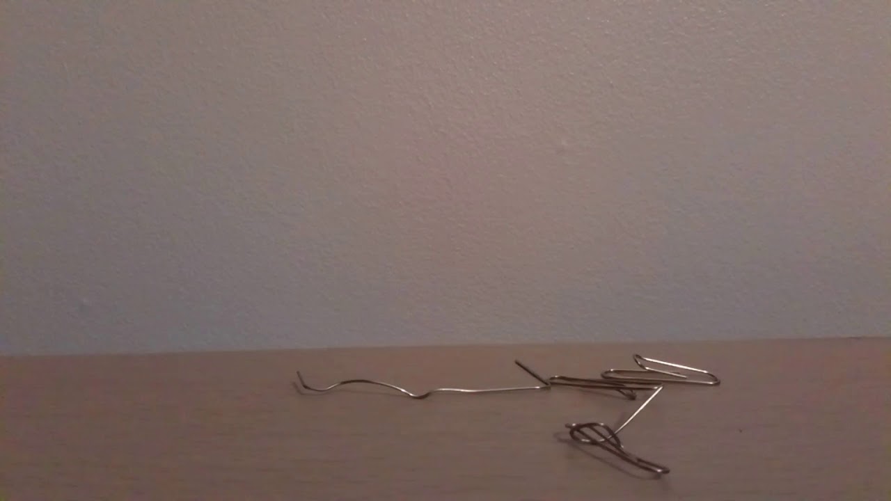 Paperclip toys 4 - YouTube