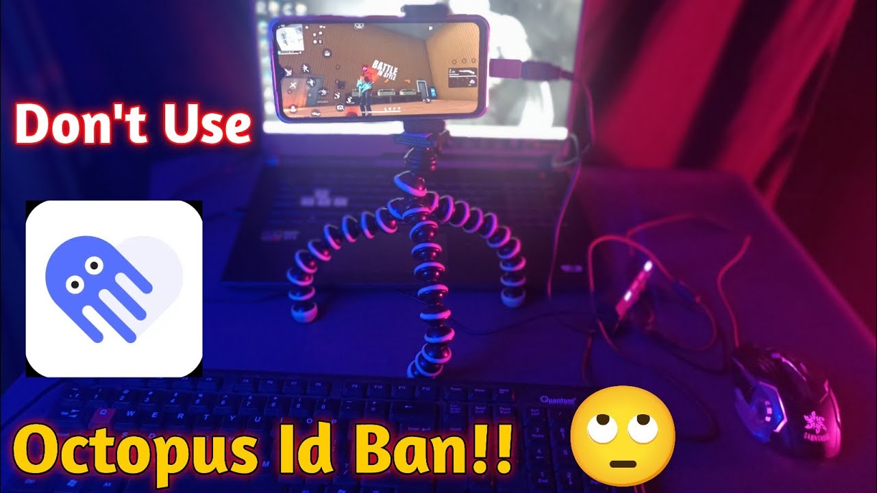 Octopus Id Banned ? || play with keyboard and mouse on mobile # ...