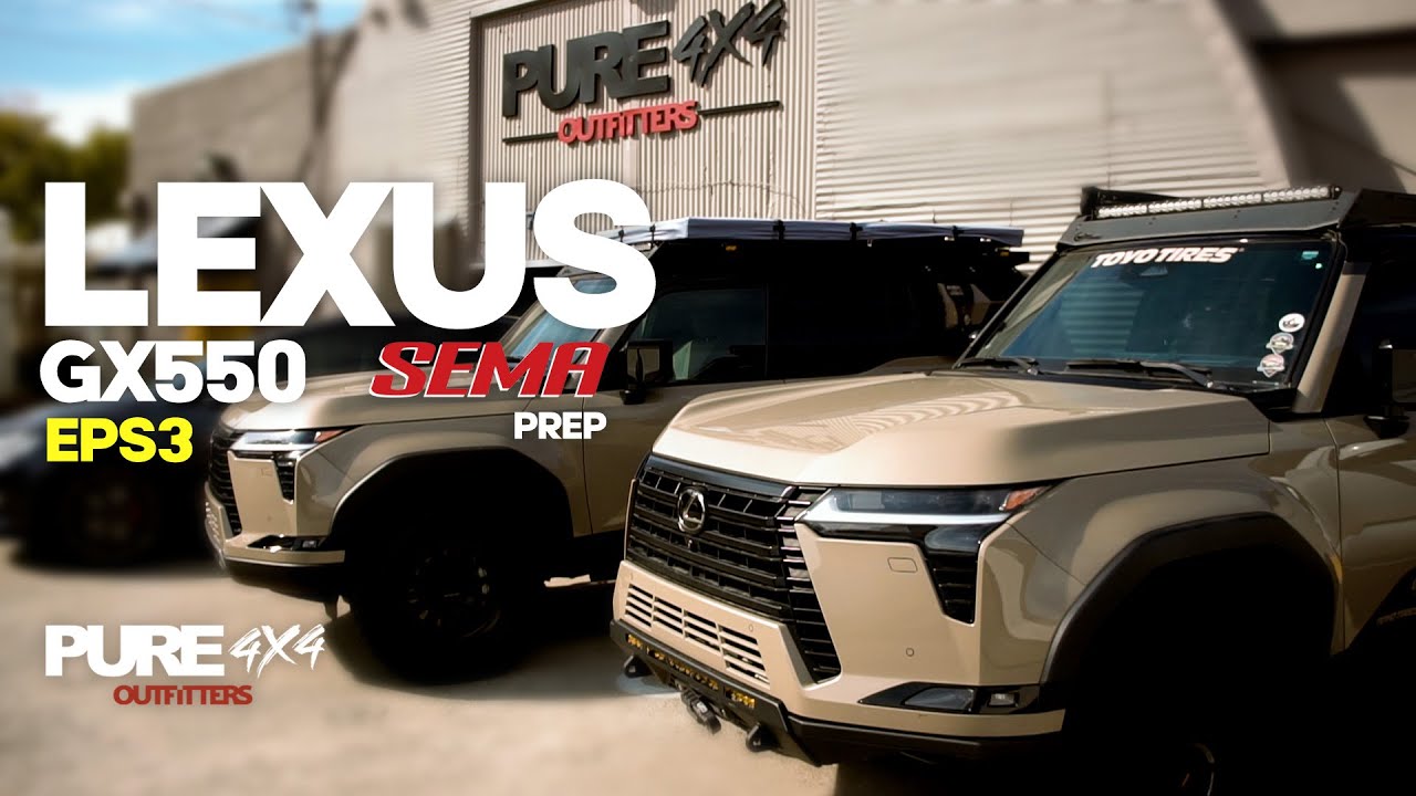 Lexus GX550 SEMA Prep Off-Road Build Inspired Overland (CBI, Prinsu ...